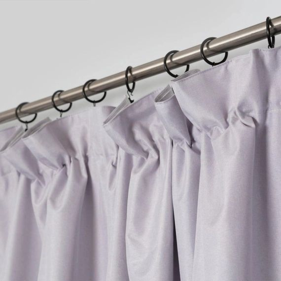 Rideau occultant, Copenhague ruflette gris l.280 x H.260 cm - Mr Scandinave