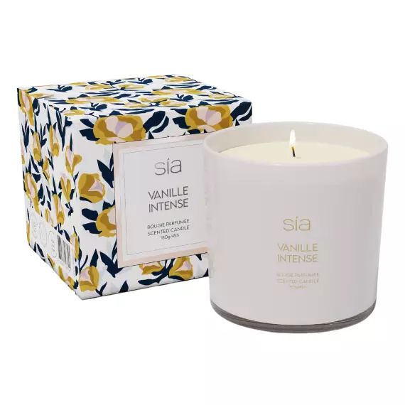 Bougie parfumée vanille intense 8x7.4cm Sia Deco - Mr Scandinave